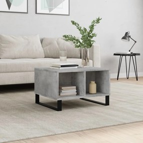 Konferenční Stolek Betonově Šedý 60X50X36,5 Cm Kompozitní Dřevo - Kouřový dub
