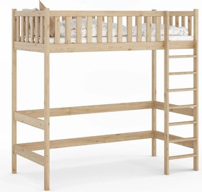 Rkids | Vyvýšená postel Rivo 80x180 Přírodní