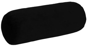 SCANquilt polštářek - válec VELVET černá 15 x 40 cm