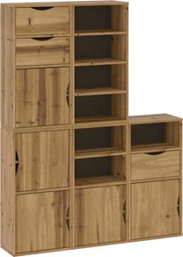 Boční skříňky 5 ks "ODDA" 40x24x79 cm Borovicový masiv 3365364