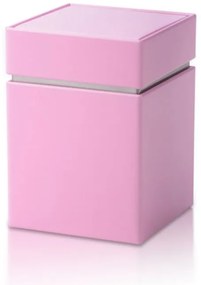 Elegant - čtvercová dóza na čaj Pink