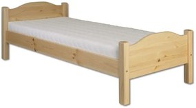 dřevěná jednolůžková postel z masivního dřeva LK128 pacyg