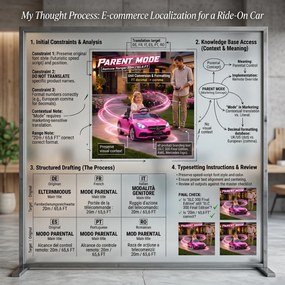 AIYAPLAY Elektrické auto pro děti 3+ let Mercedes SLC 300 12V s dálkovým ovládáním, LED předními světly, klaksonem a hudbou - Růžové