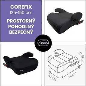 Asalvo COREFIX podsedák 125-150, grey