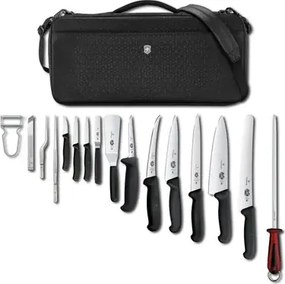 Victorinox Kuchařská kompaktní sada nožů v tašce černá / Sada nožů / 1