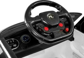 LEAN CARS Elektrické autíčko HL1638 s dálkovým ovládáním, MP3 a LED světlem bílé