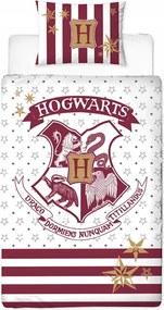 Harry Potter 140X200 cm Hogwarts Sada Povlečení jako Dárek Povlak na polštář Polštáře