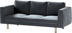 Potah na pohovku IKEA Norsborg 3-místná barva šedá látka sametová