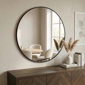 Kulaté nástěnné zrcadlo MIRA, Ø 80 cm