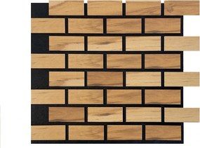 Akustický dekorační panel Klinker Pecan 67x58 cm