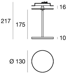 Linea Light CA065DGBMDI Stilo_C, zapuštěné svítidlo pro nepřímé osvětlení, 21W LED 2700K, tyrkysová, prům. 13cm