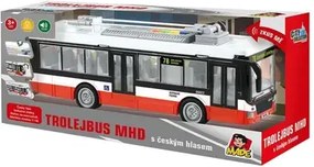 MaDe 08517 - Trolejbus s českým hlasem, 7 x 10 x 28 cm