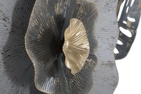 Kovová nástěnná dekorace Edy 74,9x47,6 cm šedá