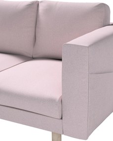 Potah na pohovku IKEA Norsborg 3-místná barva růžová látka pletený vzor