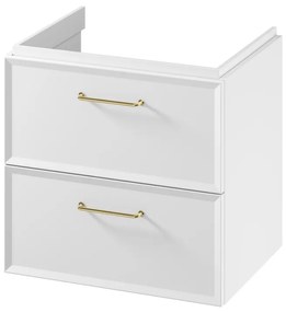 Cersanit Mille, umyvadlová skříňka 594x446x551 mm, bílá matná, S1021-001