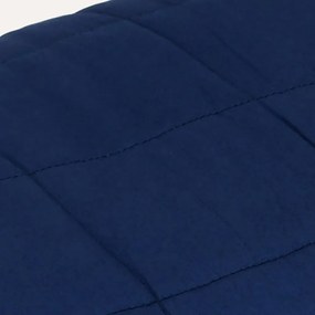 Zátěžová deka modrá 135 x 200 cm 10 kg textil,  3154798