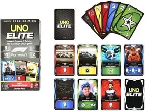 MATTEL Karetní hra UNO Elite Formule 1 startovací balíček JLV42 / sběr