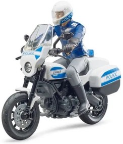 Bruder BWORLD policejní motocykl Ducati Scrambler s jezdcem