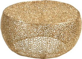 Coffee stolek Koral gold - 81*81*41cm
