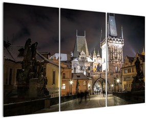 Obraz nasvětlené Prašné brány (120x80 cm), 40 dalších rozměrů