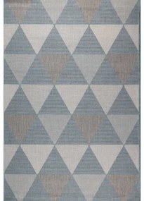 Kusový koberec Flat 21132-ivory/silver/light blue Varianta: 200x290 cm