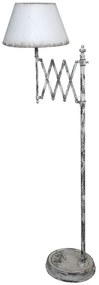 Krémová antik stojací lampa Vintage Lamp - 62*38*157 cm/ E27/ 60W