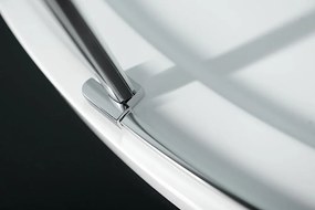 Polysan Polysan, ZOOM LINE čtvrtkruhová sprchová zástěna 900x900mm, čiré sklo, levá, ZL2615L