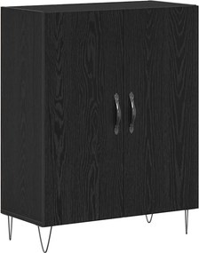 Vysoký bufet 2 ks Černý dub 69,5 x 34 x 180 cm Kompozitní dřevo 3333108