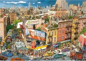 HEYE Puzzle Film o superhrdinech / 2000 dílků / 97 × 69 cm