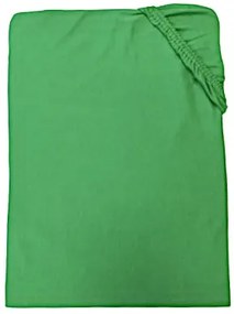 Prostěradlo jersey zelená kiwi TiaHome - 200x200cm