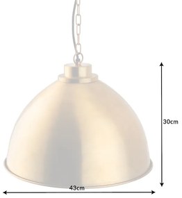 Designové závěsné svítidlo Commercial zlaté