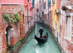Malvis ® Tapeta Gondola v Benátkách Vel. (šířka x výška): 288 x 200 cm
