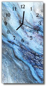 Nástěnné hodiny vertikální Přírodní modrý kámen