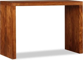 Konzolový stolek masivní dřevo s medovým povrchem 110x40x76 cm 244671