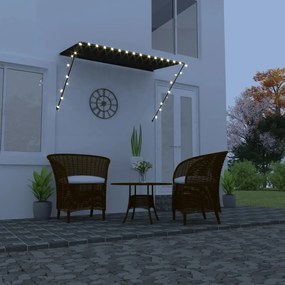 Zatahovací markýza s LED 250 x 150 cm antracitová 145917
