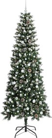 Umělý vánoční stromeček Zelená 240 cm PVC, plast a ocel 3395847