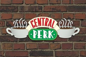 Plakát, Obraz - Přátelé TV - Central Perk Brick, (91.5 x 61 cm)