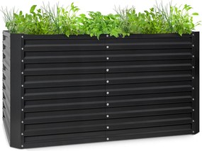 Blumfeldt Hight Grow Straight, vyvýšený záhon, 200 x 90x 100 cm, 1800 l, ocel