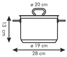 TESCOMA hrnec HOME PROFI s poklicí ø 20 cm, 4.0 l