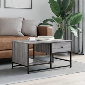 Konferenční stolek šedý sonoma 85,5x51x45 cm kompozitní dřevo - Default Title