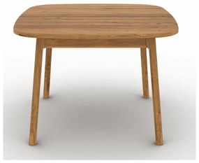 Rozkládací jídelní stůl z dubového dřeva v přírodní barvě 100x120 cm Twig – The Beds