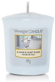 Yankee Candle A Calm & Quiet Place 49 g, modrá barva
