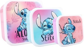 Svačinové boxy Lilo &amp; Stitch - Aloha  - sada 3 ks