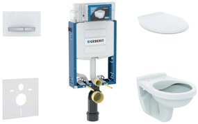Geberit Kombifix - Set předstěnové instalace, klozet Alpha se sedátkem, tlačítko Sigma50, alpská bílá 110.302.00.5 NR8