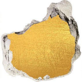 Wallmuralia Fototapeta díra na zeď Zlatá folie pozadí 75x75 cm