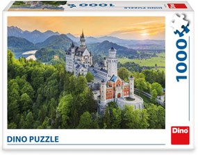 DINO Puzzle Jarní Neuschwanstein 66x47cm foto skládačka 1000 dílků dn533042
