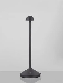Venkovní stolní lampa Lumo tmavě šedá