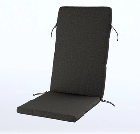 Potah na polštář na židli 116x45 (BONDHOLMEN, SOLLERÖN, NÄMMARÖ, SEGRON) barva hnědá látka venkovní, pletený vzor