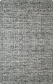 Asra, Kusový ručně tkaný koberec Woolen 2 Grey, 150x240, šedá, ložnice
