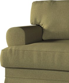 Potah na křeslo IKEA Ekeskog barva zelená látka pletený vzor